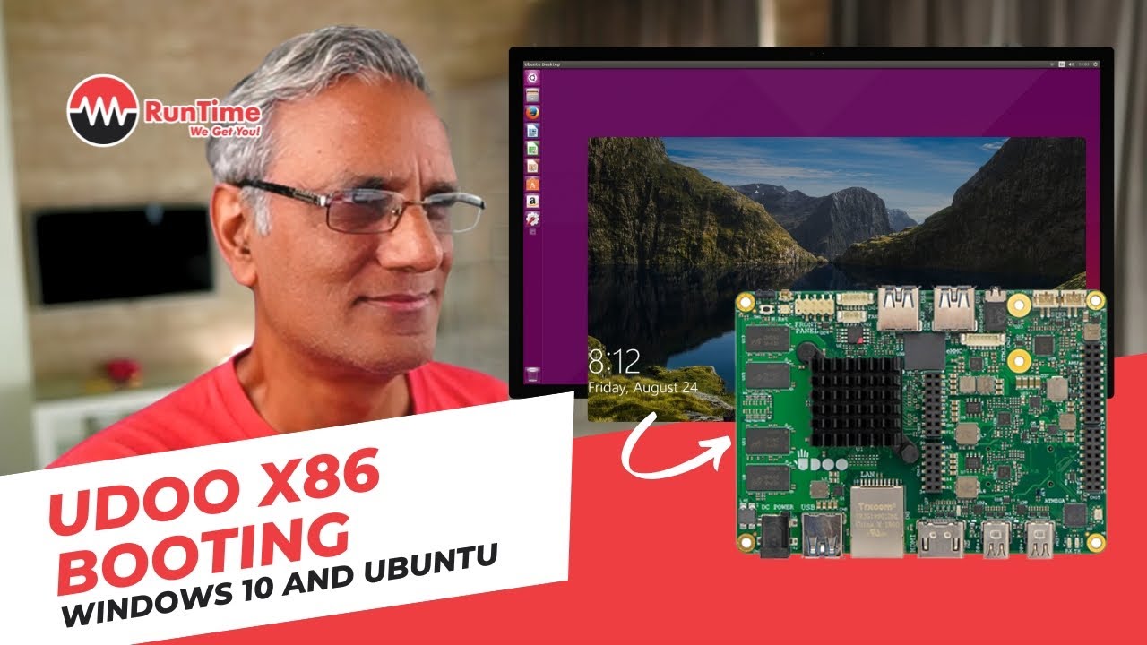 UDOO x86 Booting Windows 10 and Unbuntu - YouTube