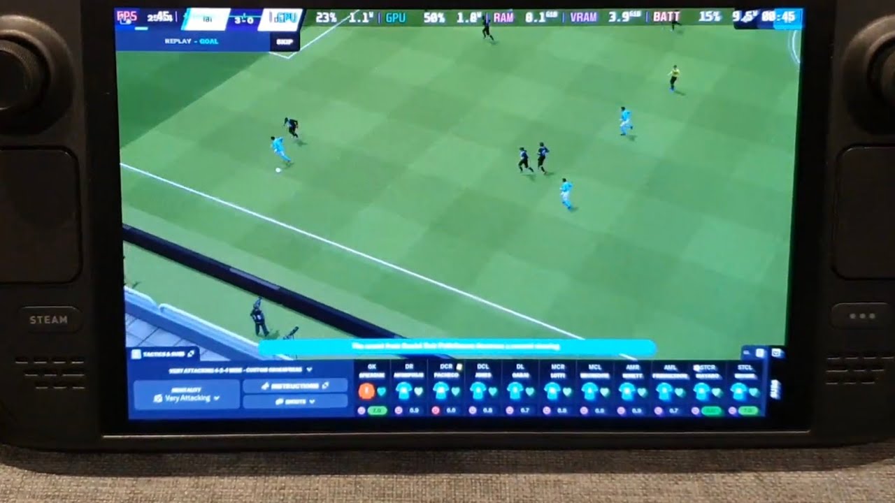 Steam Deck OLED 1TB: Football Manager 2023 testing - YouTube
