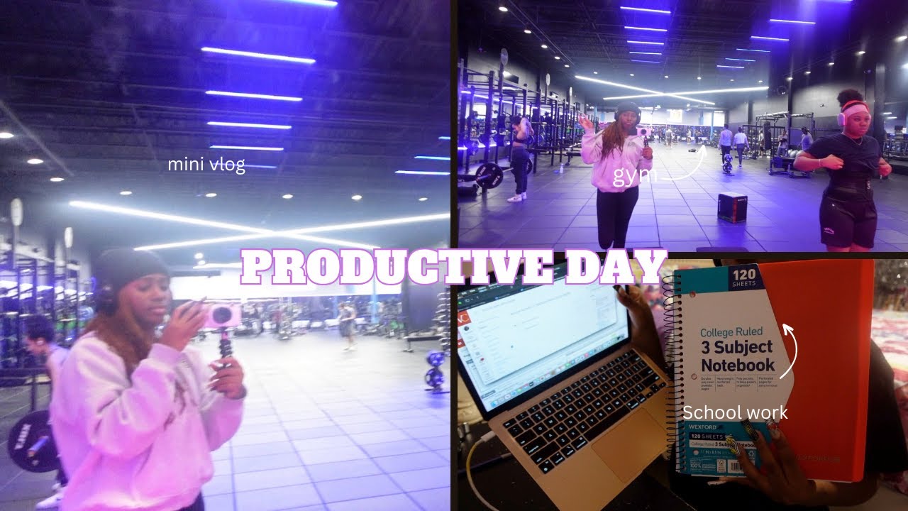 let's be productive: completing assignments | planning content | gym ...