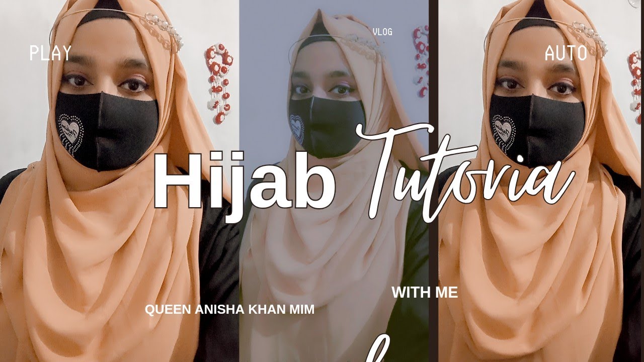 Easy Chiffon hijab tutorial by Anisha. Simple hijab Style.#hijabfashion ...