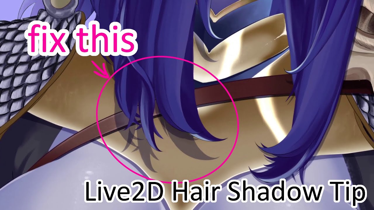 Live2D Tips Hair Shadows And How To Remove Overlapping On Muliply Live2D Tips Hair Shadows And How To Remove Overlapping On Muliply