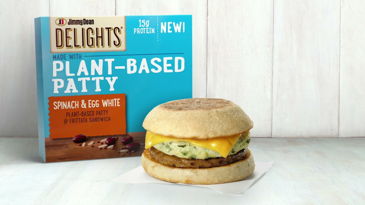 New Jimmy Dean Delights Plant-Based Patty - YouTube
