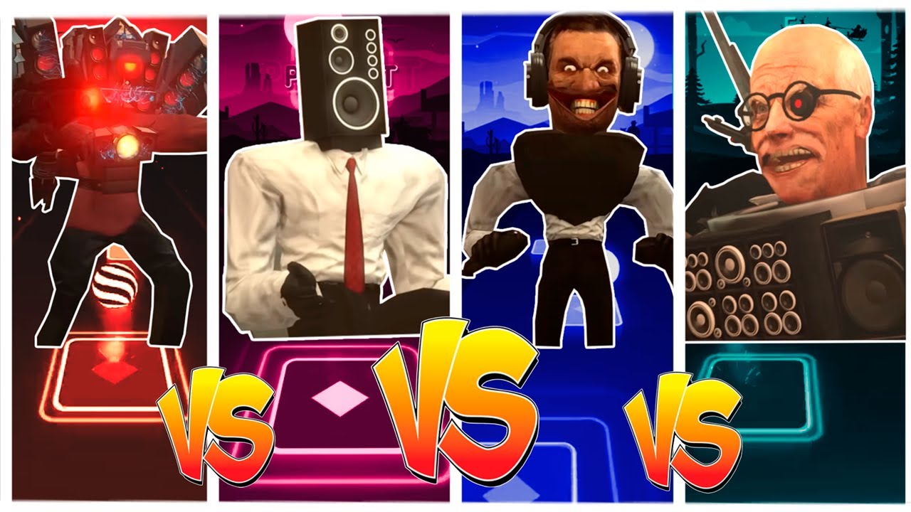 Skibidi Toilet Songs SPEAKERMAN 🆚 G-MAN 🆚 MUTANT SKIBIDI MAN 🆚 ...