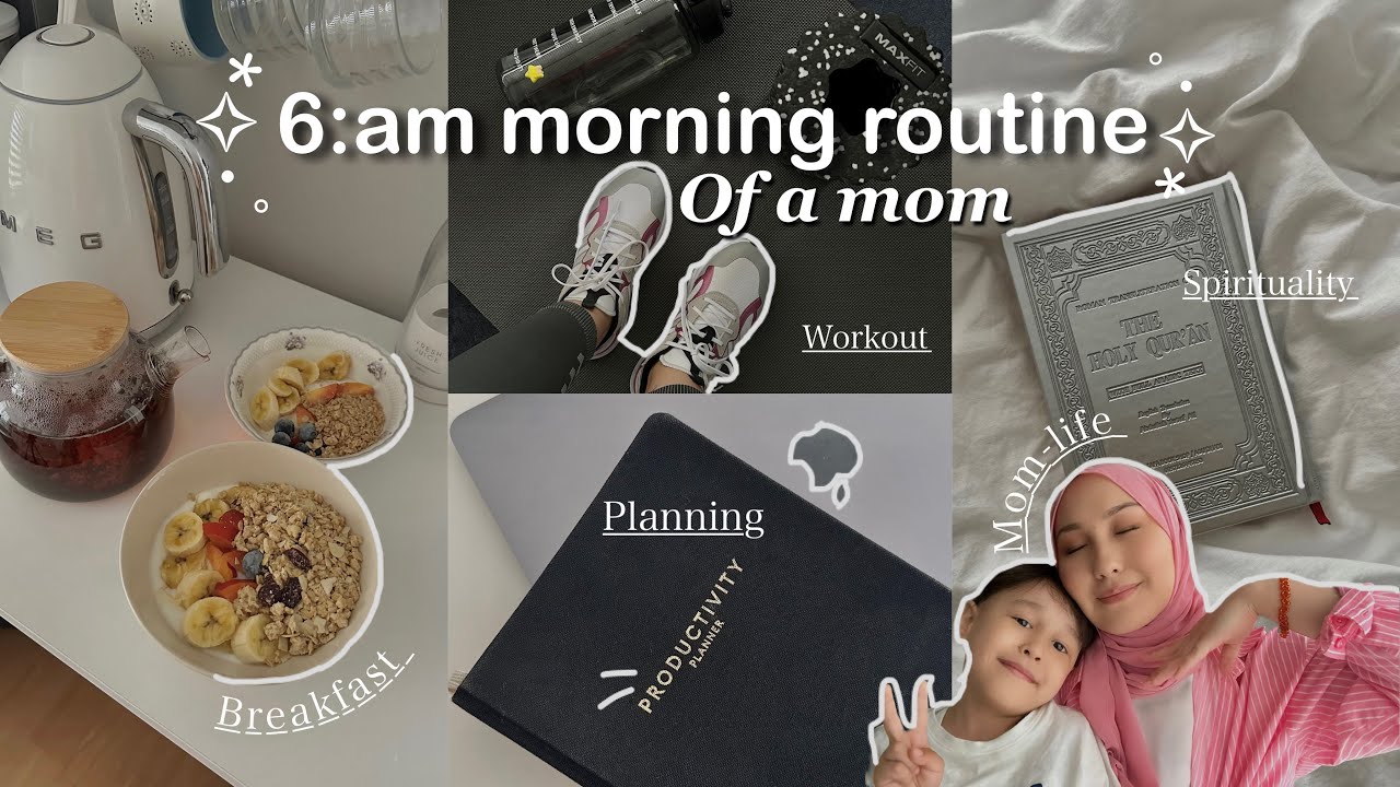 6 AM Morning Routine of a Mom | Hijabi Diaries - YouTube
