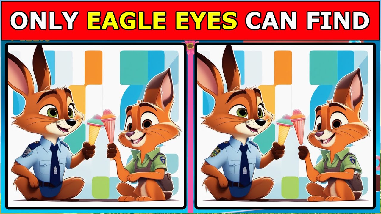 Can You Spot the Three Differences? - Challenging Visual Puzzle Game ...