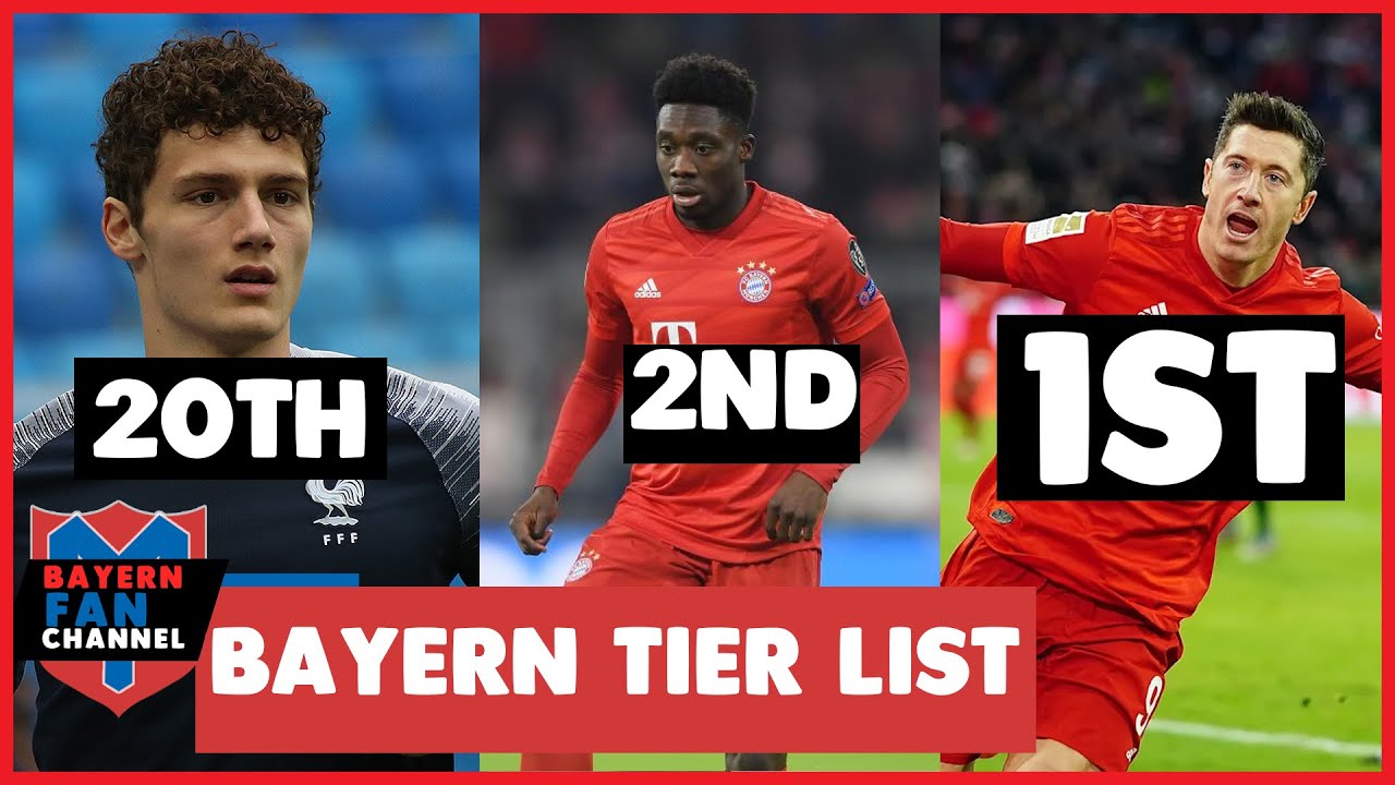 BAYERN MUNICH PLAYER TIER LIST RANKINGS (huge surprises!) - YouTube