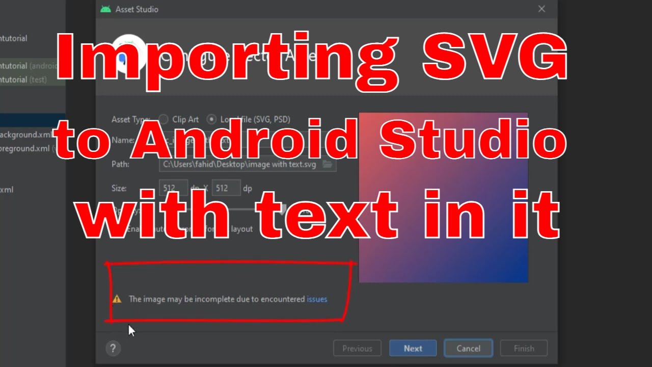 Solved Importing SVG To Android Studio With Text In It YouTube solved-importing-svg-to-android-studio-with-text-in-it-youtube