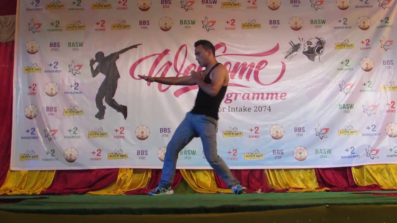 Main Tera Boyfriend Danced by Bikram Basnet - YouTube