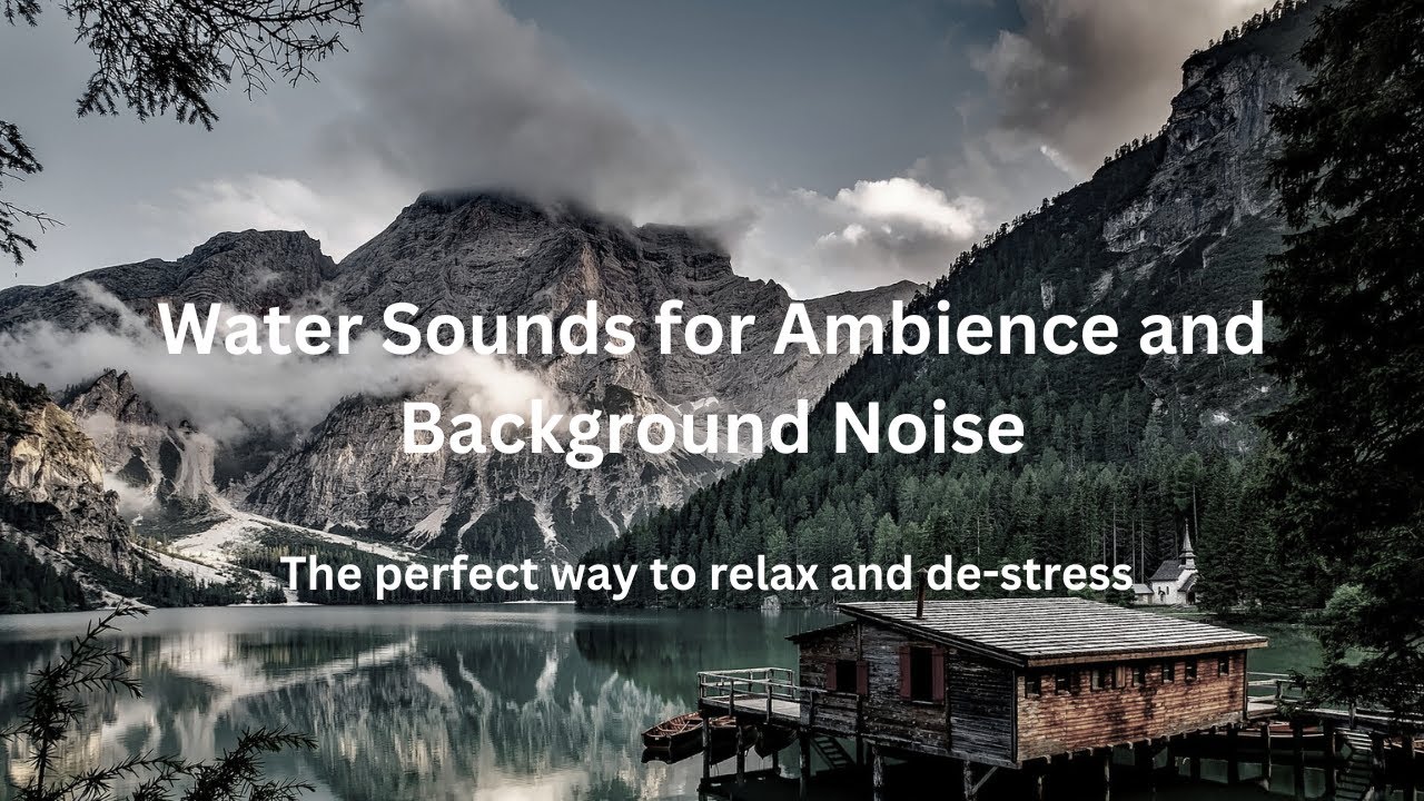 Asmr Water Sounds To Help You Relax, Meditate, And De-stress - YouTube