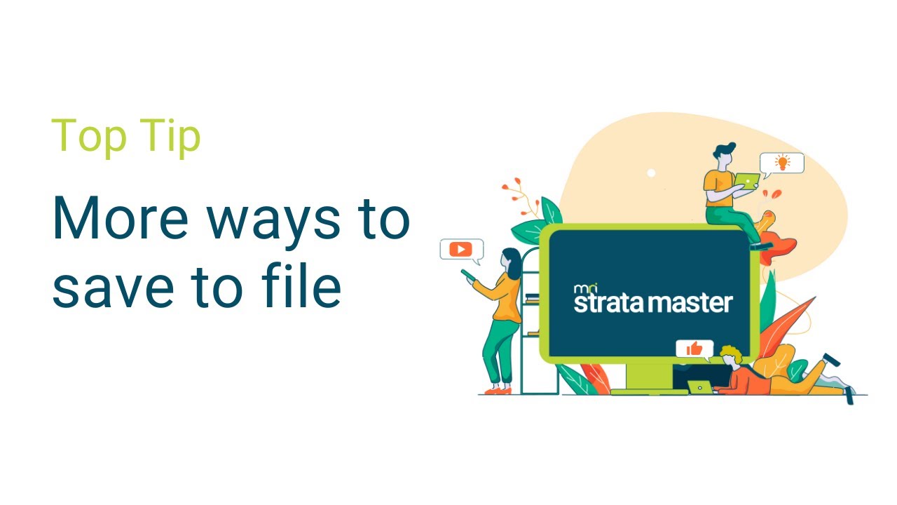 Strata Master Top Tip - More way to save to file in File Smart - YouTube