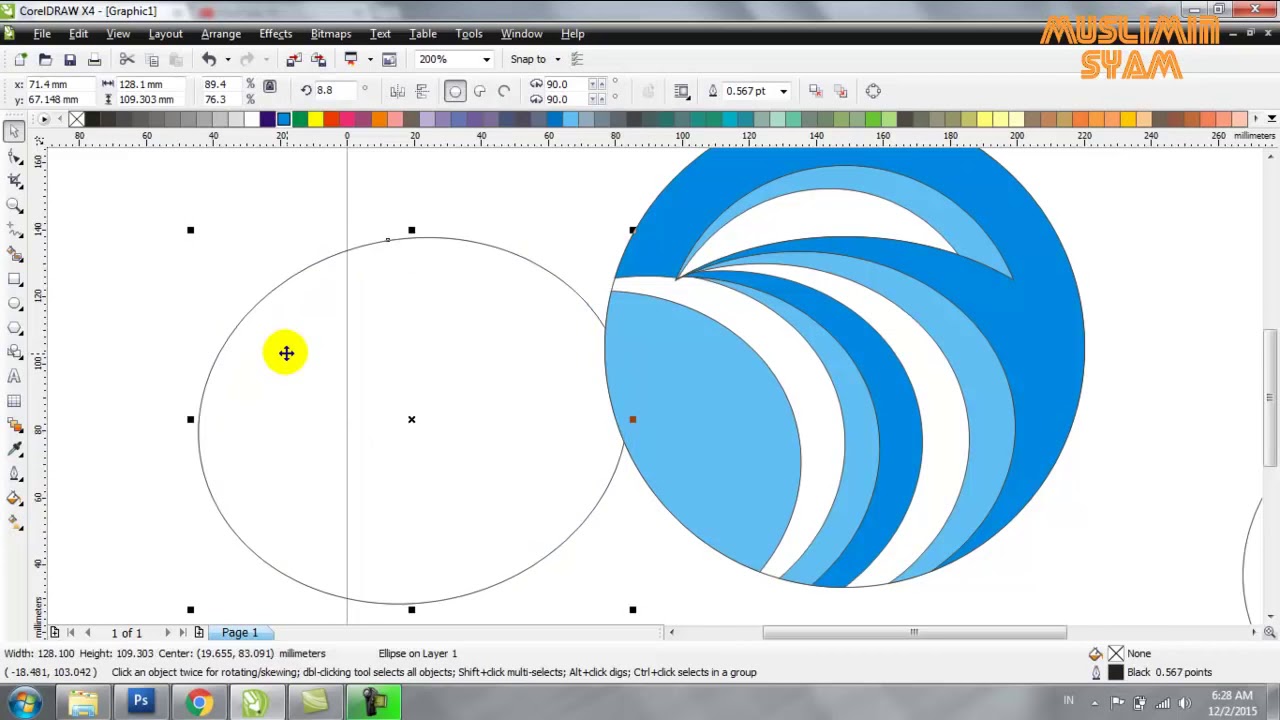 CorelDRAW Tutorial Creative Logo Design ideas - YouTube