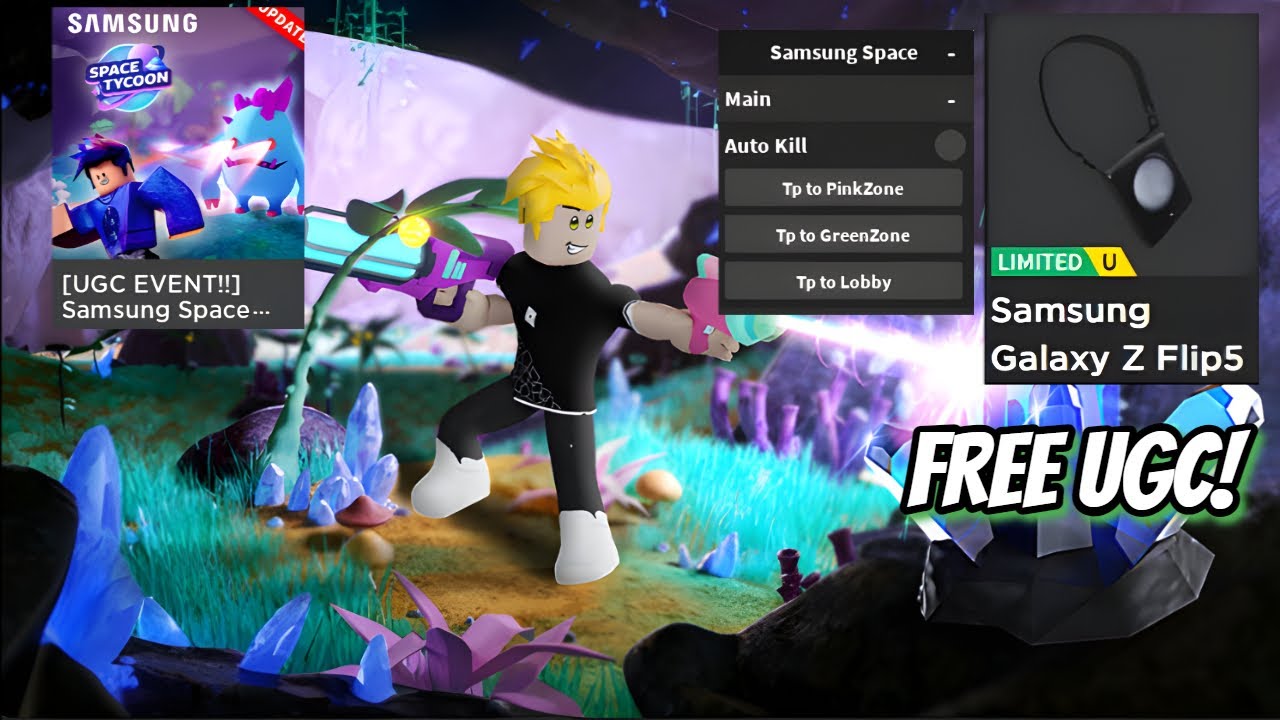 [UGC LIMITED] Roblox Samsung Space Tycoon Script - YouTube