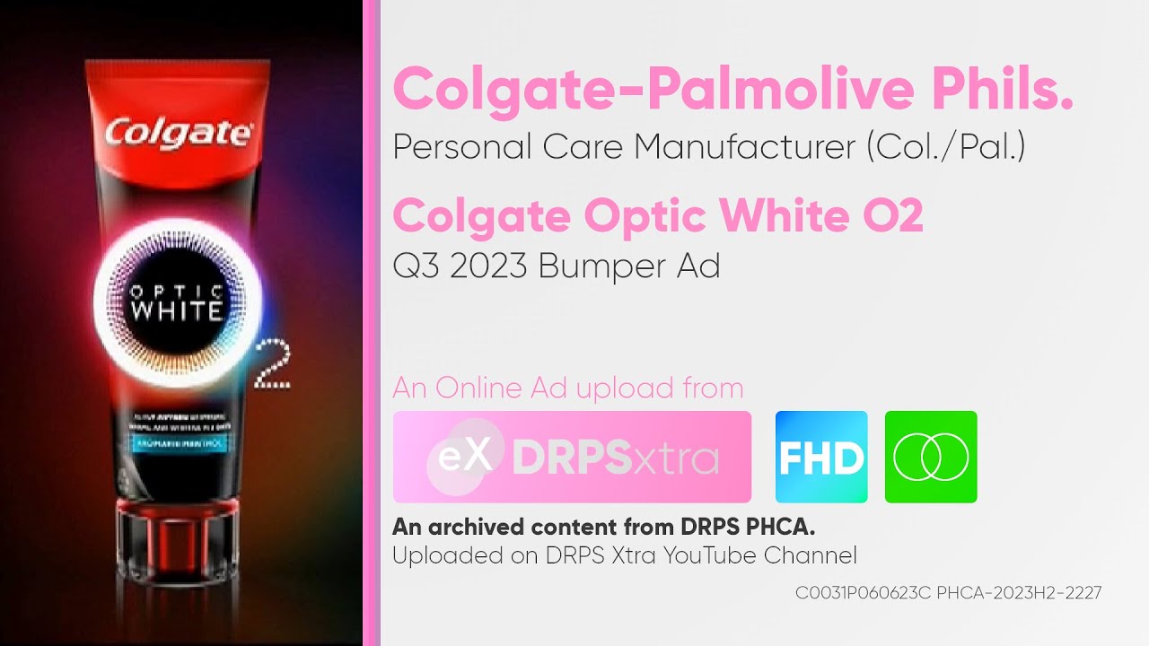 Colgate Optic White O2 Bumper Ad Q3 2023 (Philippines) [HD/ST] - YouTube