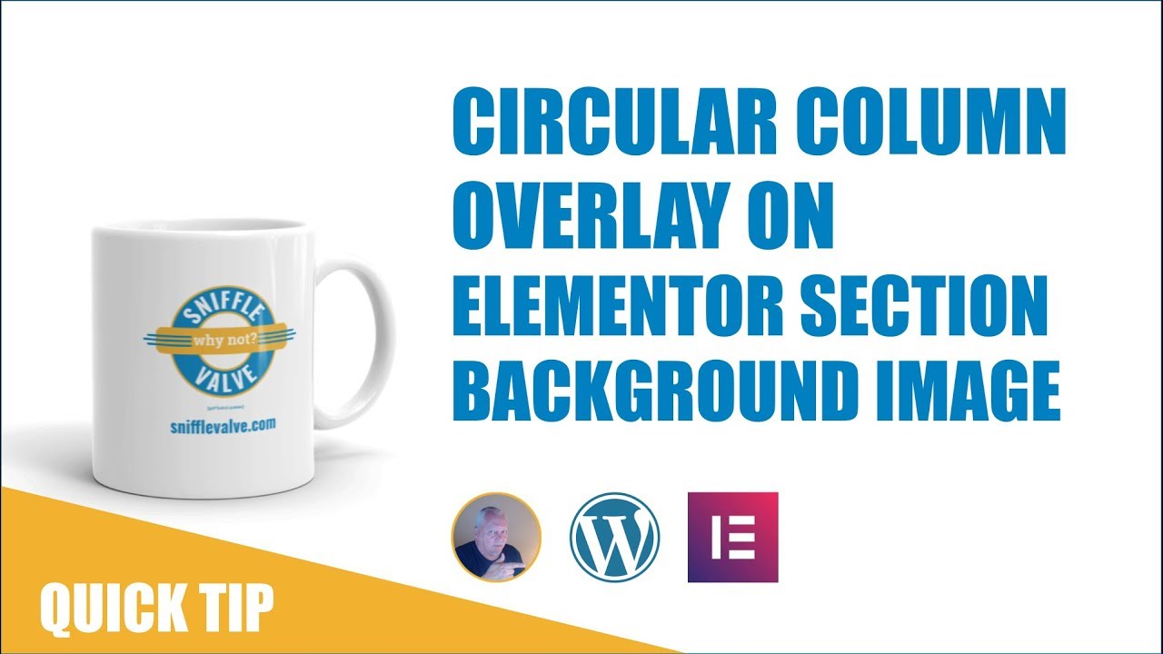 Elementor - Circular Column Overlay on Section Image - YouTube