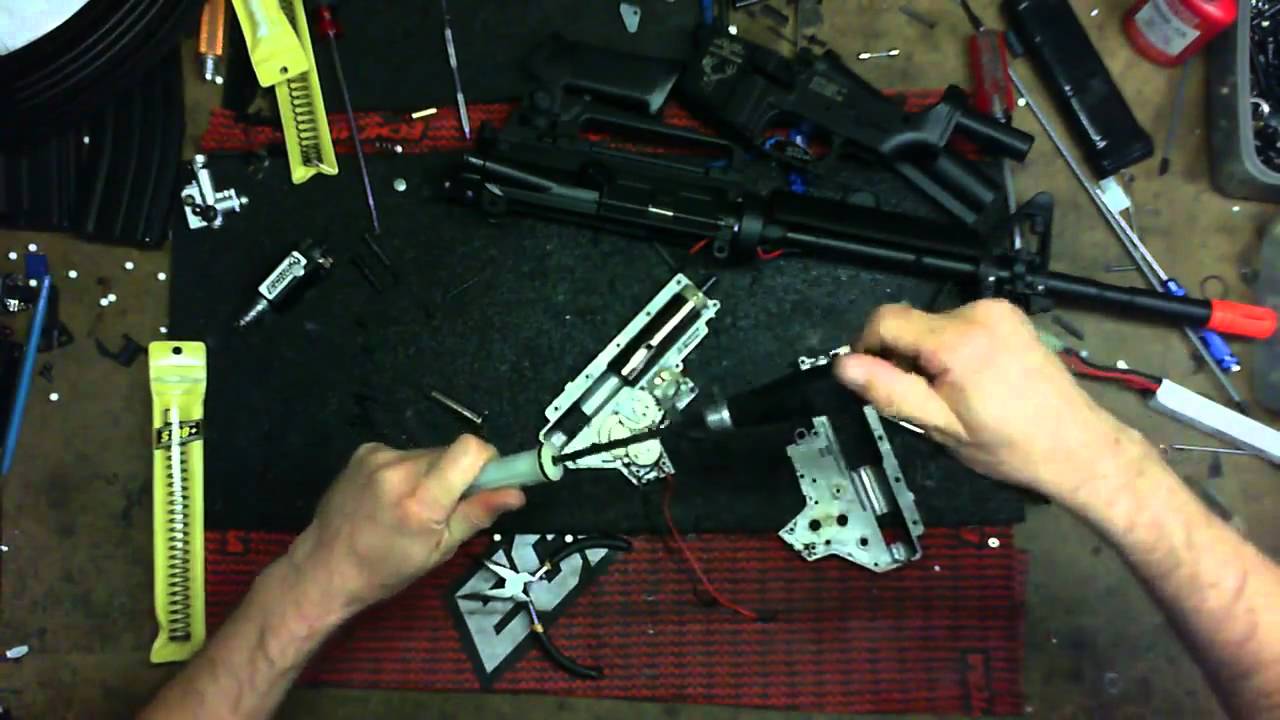 Echo1 USA M4 Spring Install M90 spring - YouTube