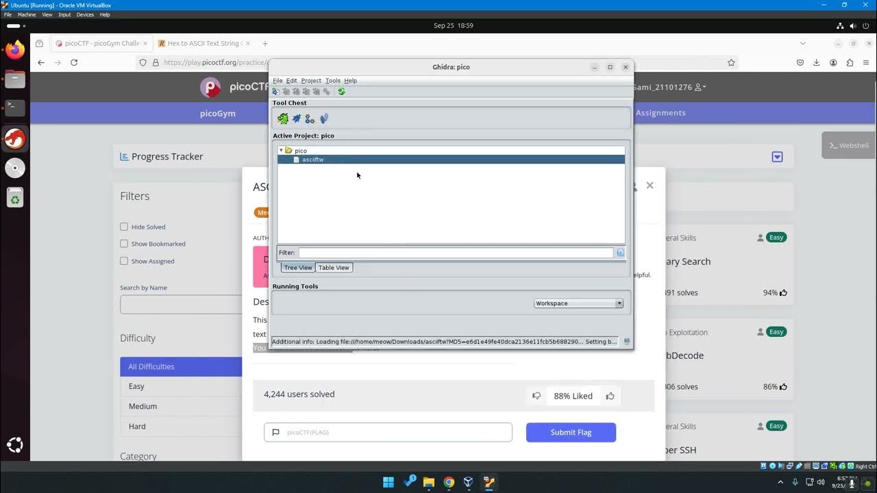 PicoCTF - ASCII FTW Task1 - YouTube