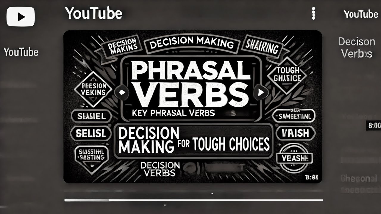 114.🏆Decision Making Key Phrasal Verbs for Tough Choices - YouTube