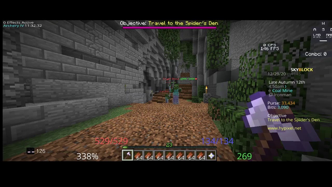 getting aote ironman profile (Hypixel skyblock) - YouTube