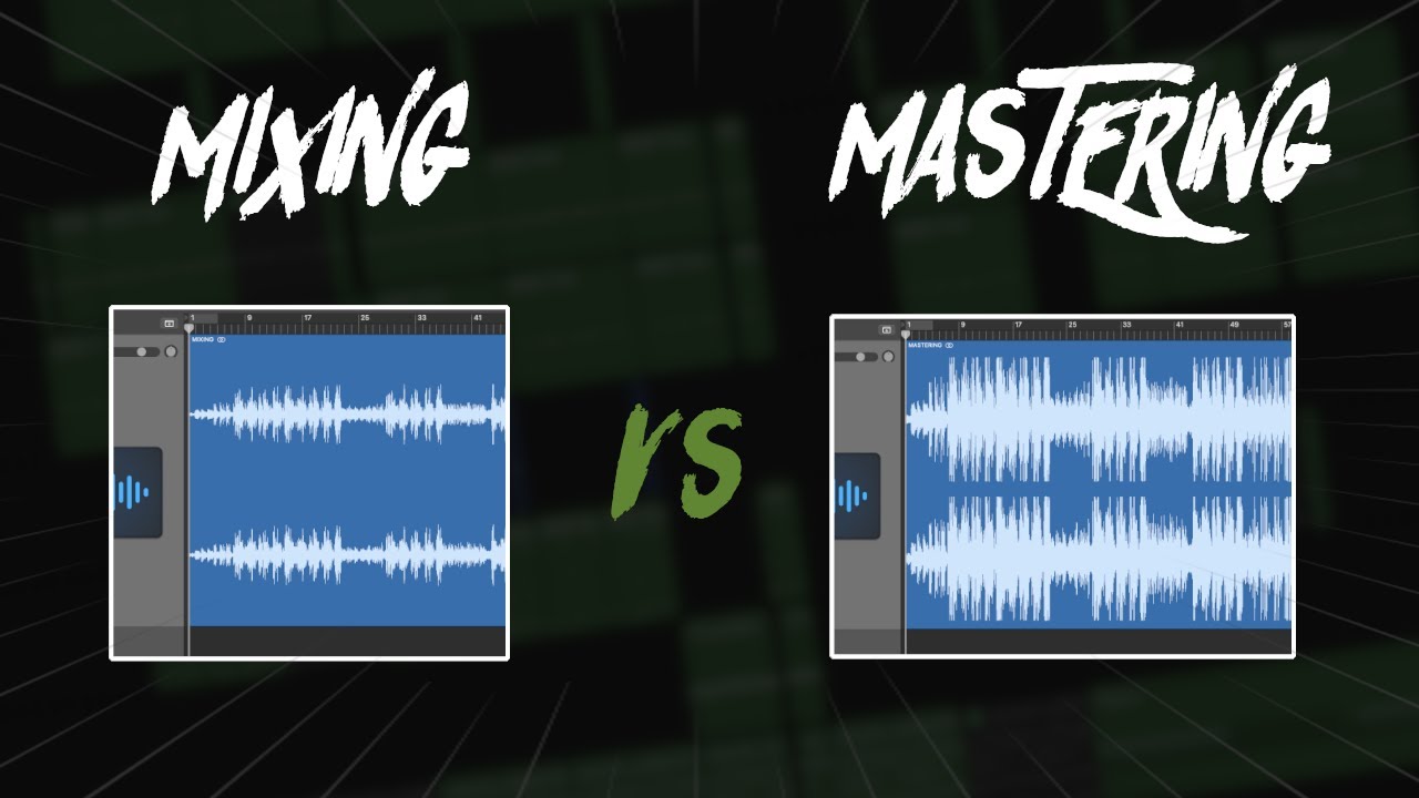MIXING VS MASTERING - Quelle est la différence ?! 🔈 - YouTube