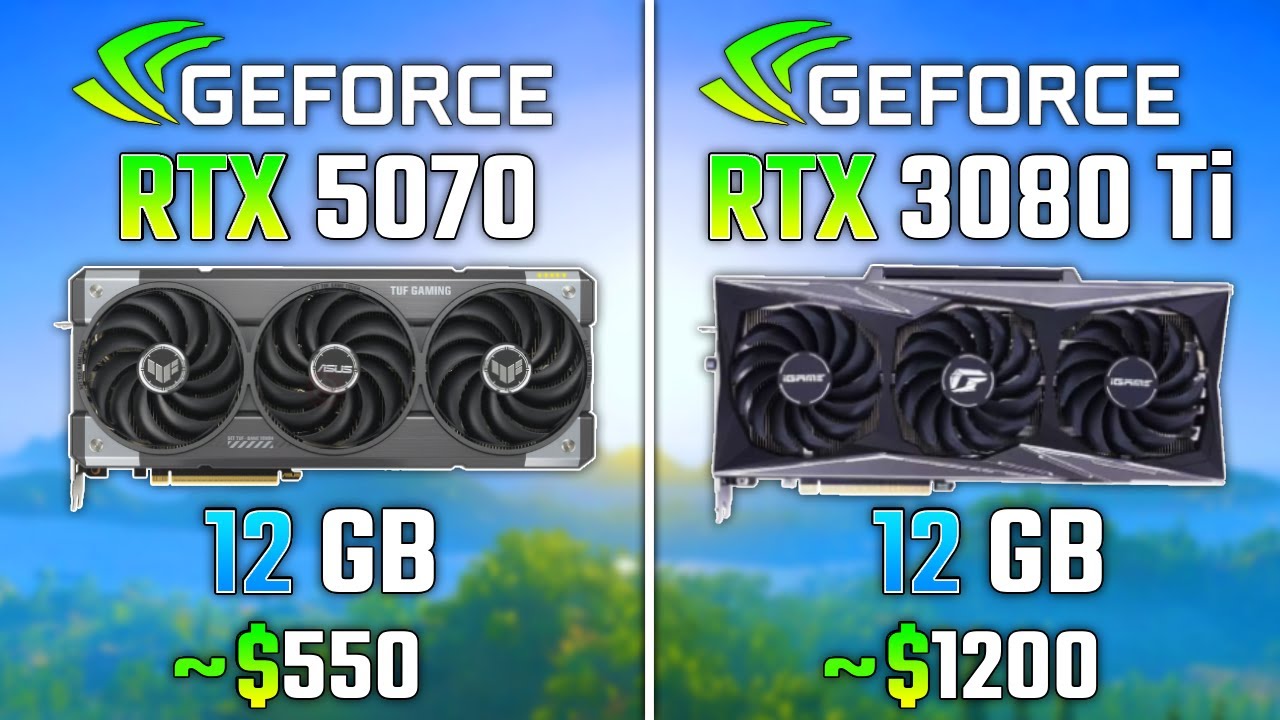 NVIDIA RTX 5070 vs RTX 3080 Ti | Test in 6 Game - YouTube