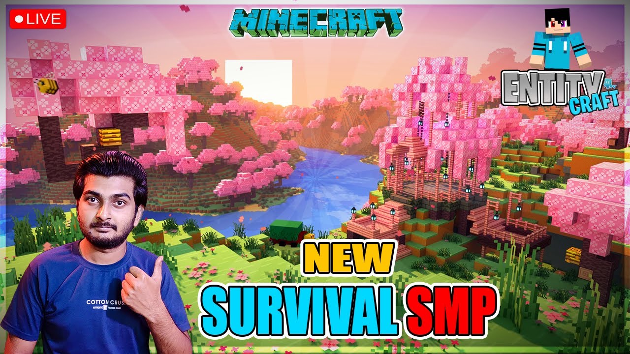 Minecraft Smp | Entity Craft SMP | Minecraft LIVE 🔴 - YouTube