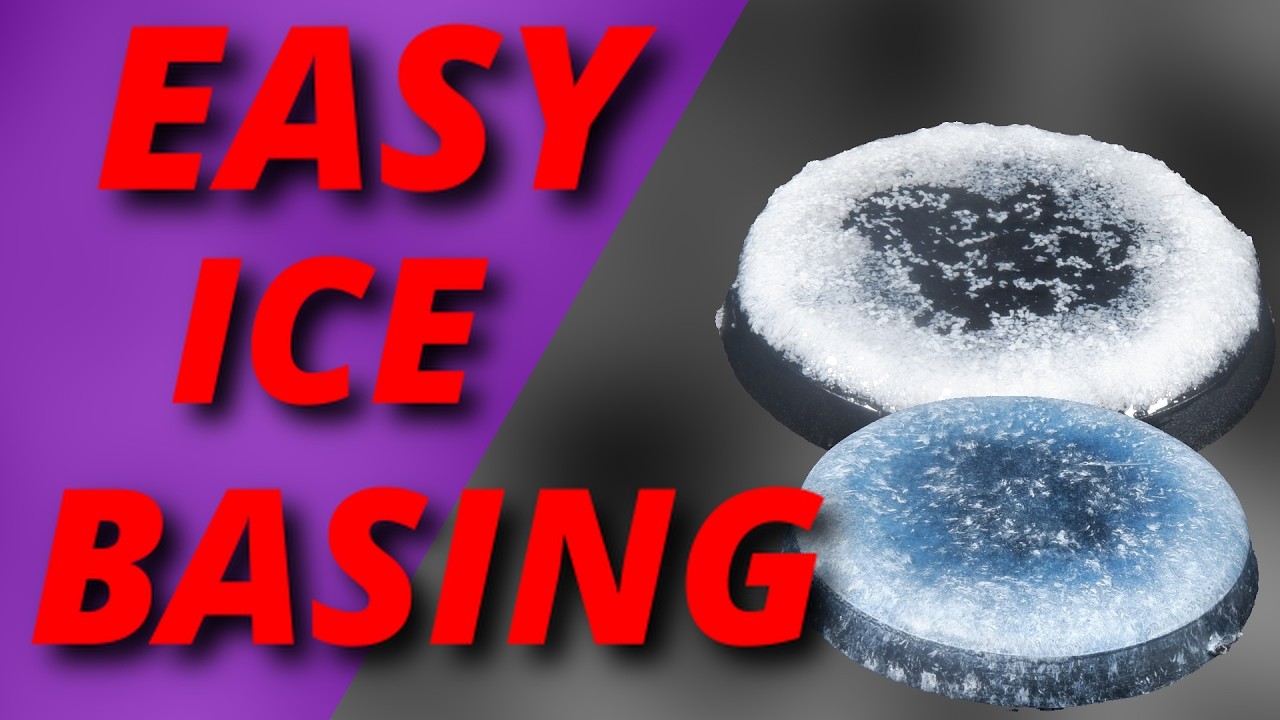 How To Make Ice / Frost Bases For Warhammer and Miniatures - YouTube