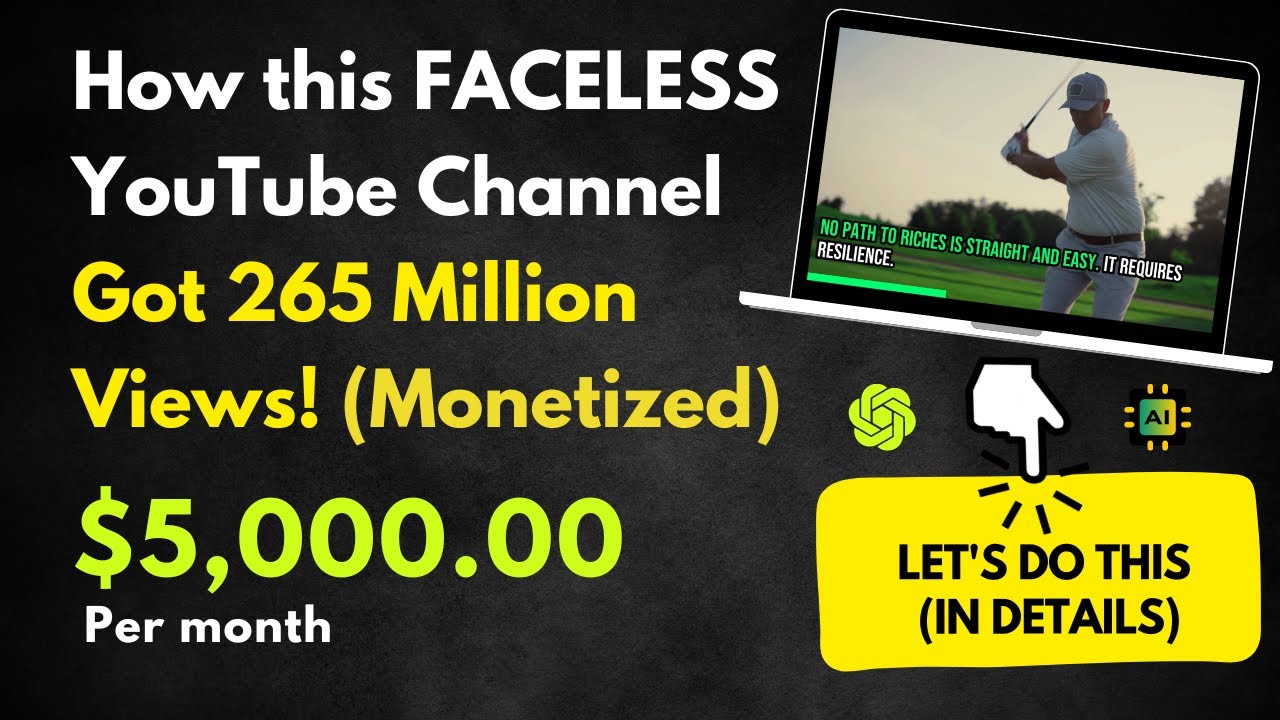 How I Made a Faceless YouTube Channel Only Using AI Tools (Step by Step ...