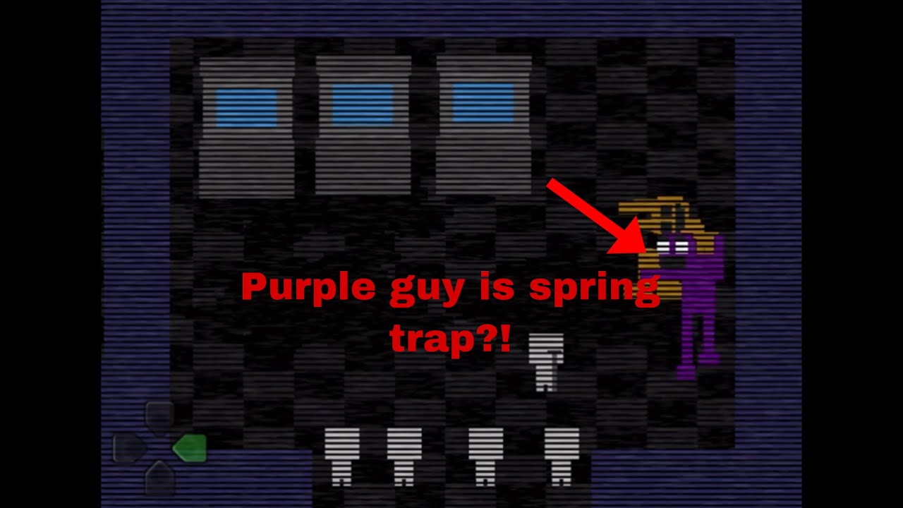 Purple guy got springlocked?! (Five nights at Freddy 3 Ending part 3 ...