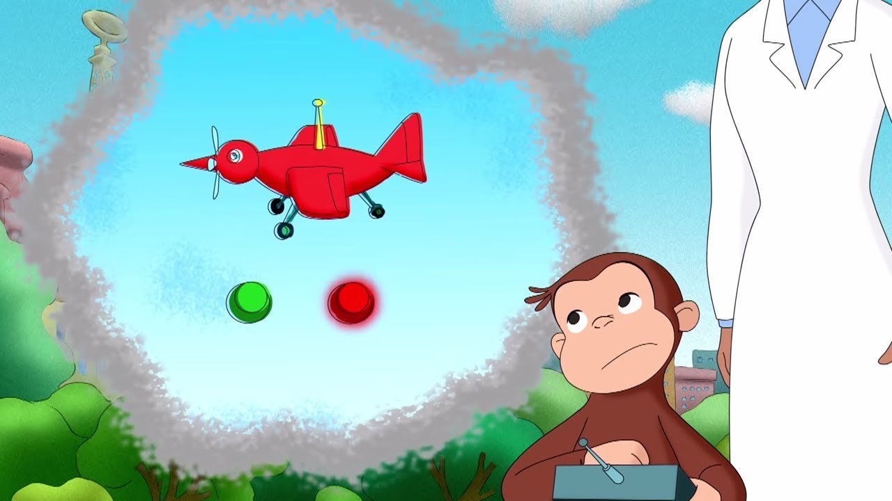 Curious George 🐵Curious George's Backwards Flight Plan 🐵Kids Cartoon🐵 ...