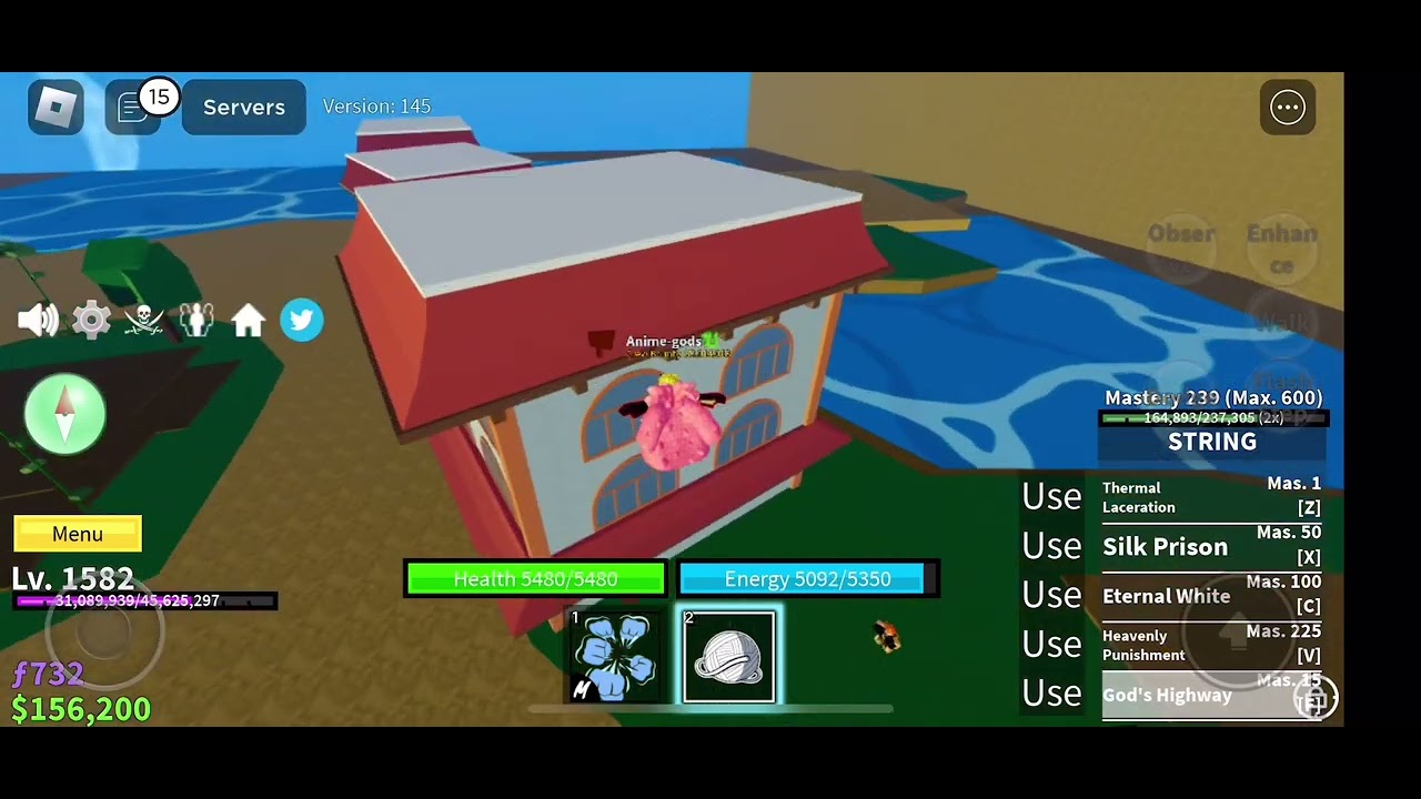 STRING SHOWCASE blox fruits - YouTube