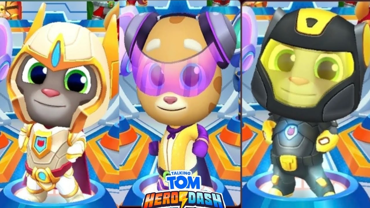 TALKING TOM HERO DASH -- PLATINUM TOM JET HERO TOM ROCK STAR GINGER ...