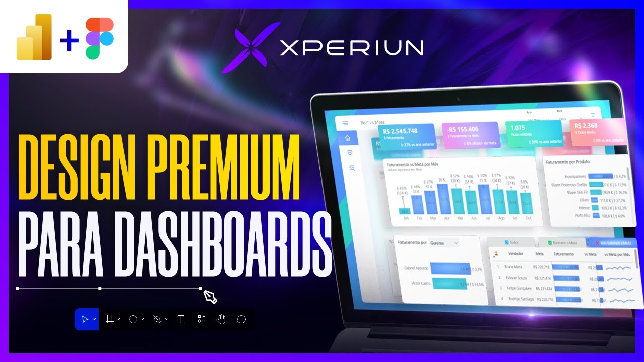 TUTORIAL | COMO CRIAR O DESIGN LIGHT DE DASHBOARD DO POWER BI NO FIGMA ...