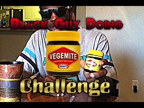 Black Guy Doing The Vegemite Challenge - YouTube