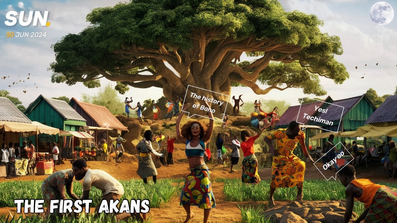 The History of Bono “The First Akans in Ghana” (Explained in Twi) prt 1 ...