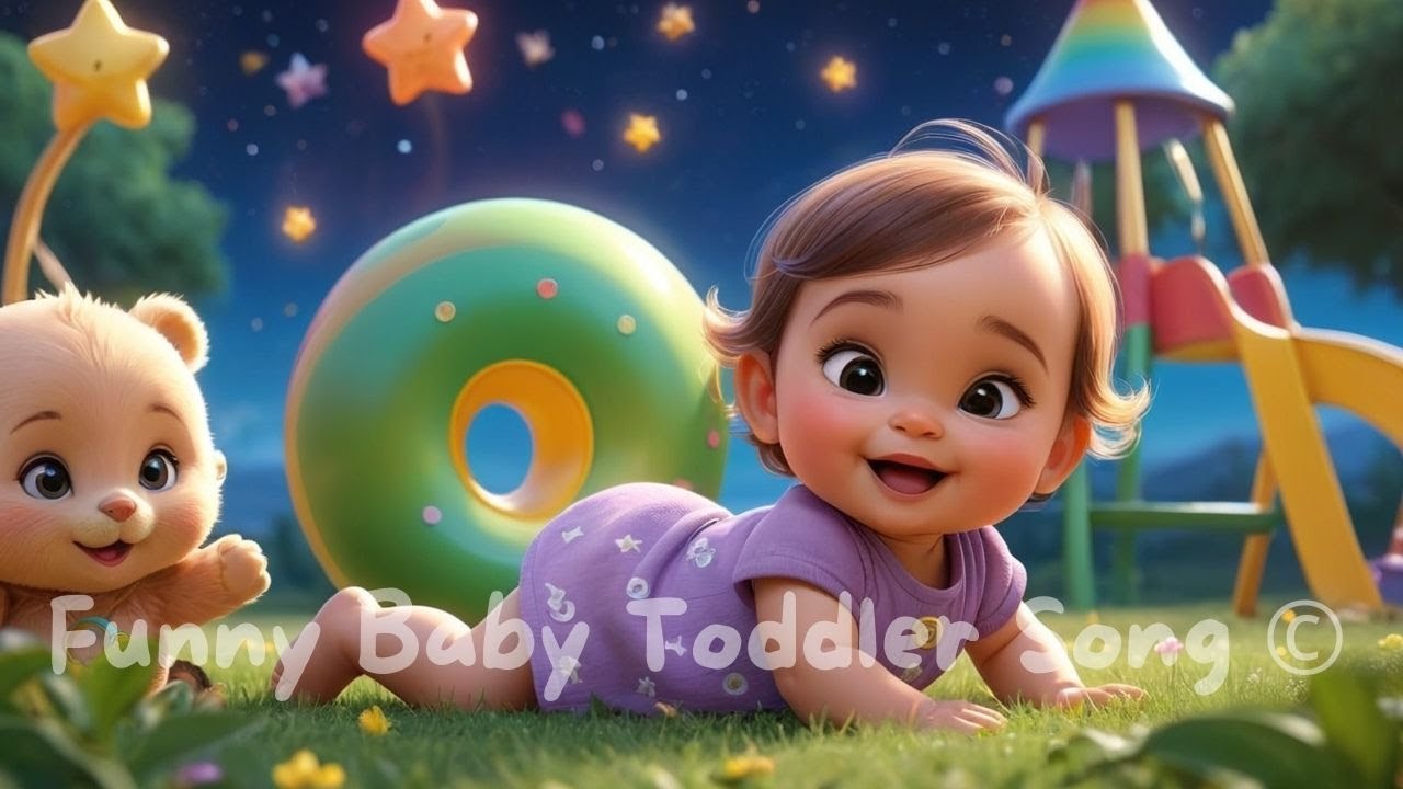 Funny Baby Toddler Song - Baby Sensory Space & Cosmic Craze - YouTube