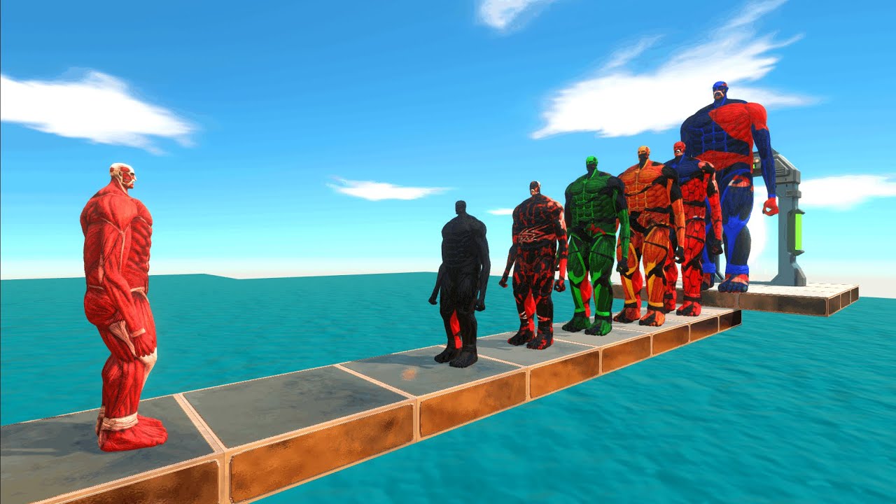 Colossal Titan vs 10 Levels of Evolution Colossal Titan – ARBS Size ...