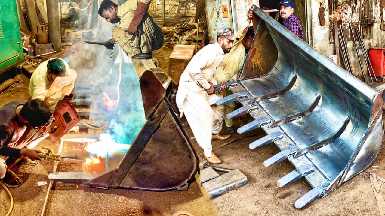 The process of making buckets in street factories || are these people ...
