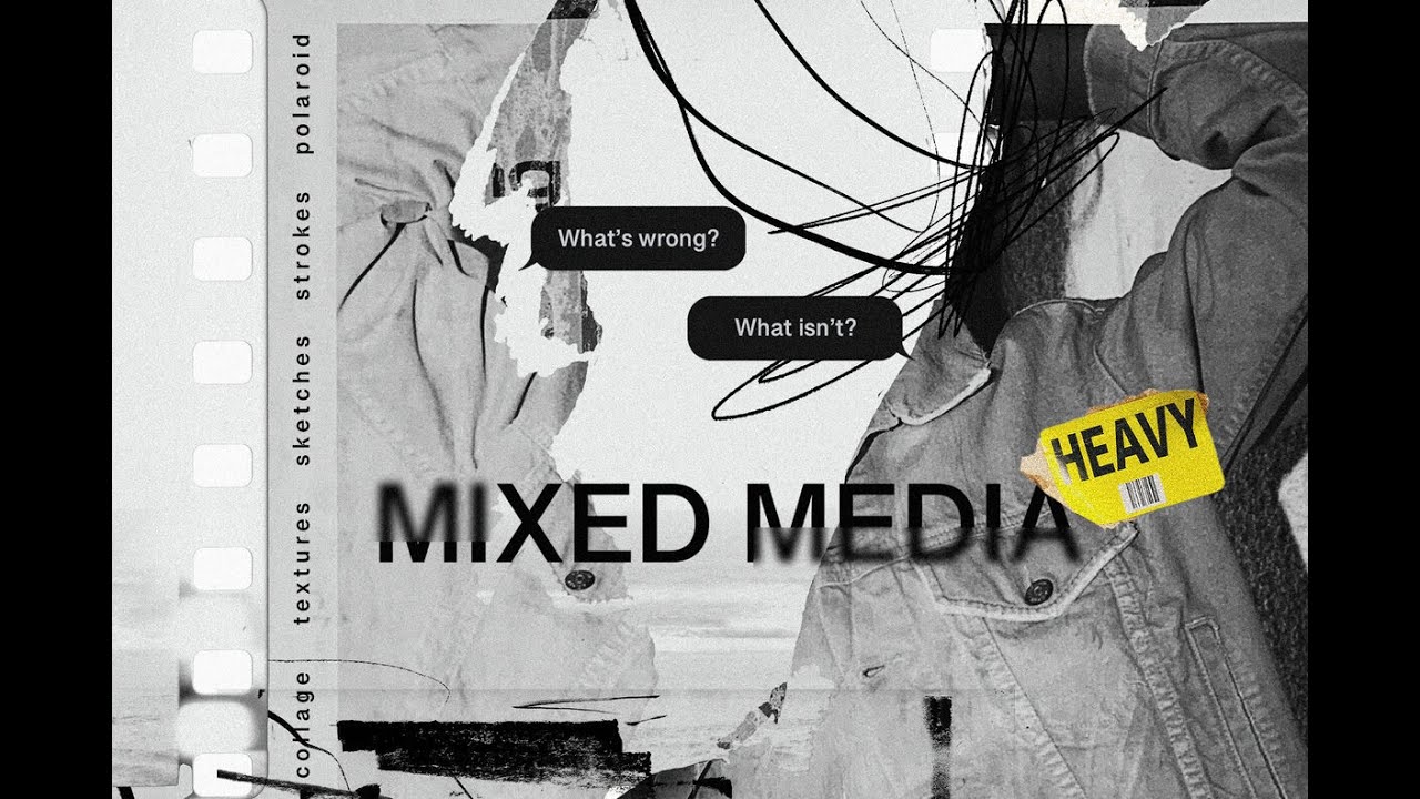 Mixed Media Collage & Abstract art Stock Graphics Download - YouTube