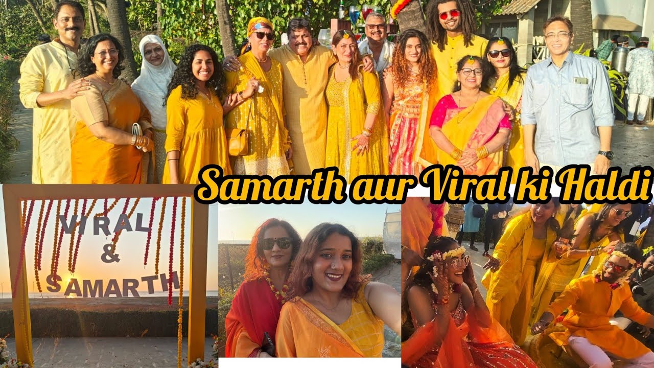 Samarth aur Viral ki HALDI AUR MEHENDI dance Rehersal deko aur like ...