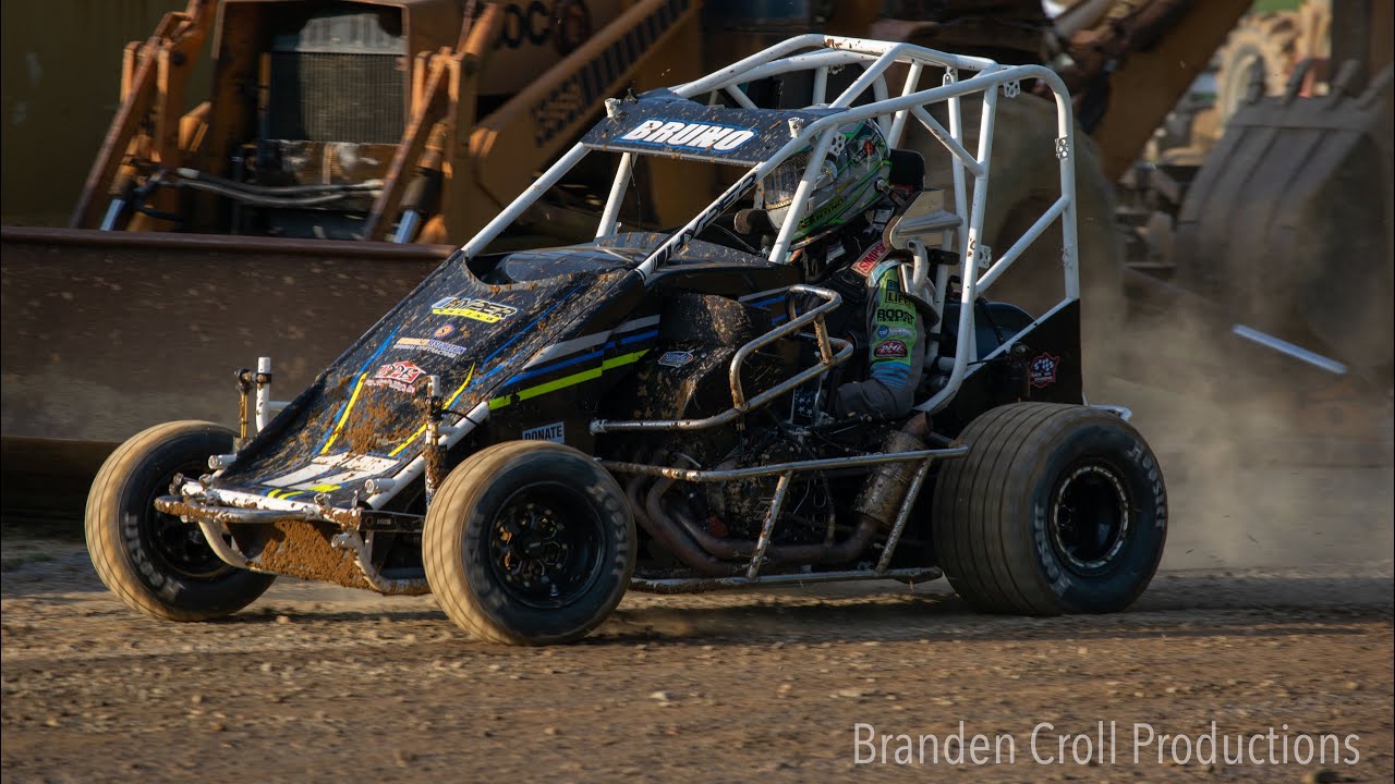 Christian Bruno On-Board Wingless 600 Sprint at Action Track USA on ...