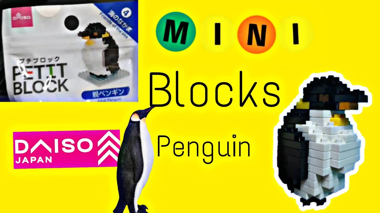 Cute Penguin Mini Blocks || Mini Blocks Kids Toys - YouTube