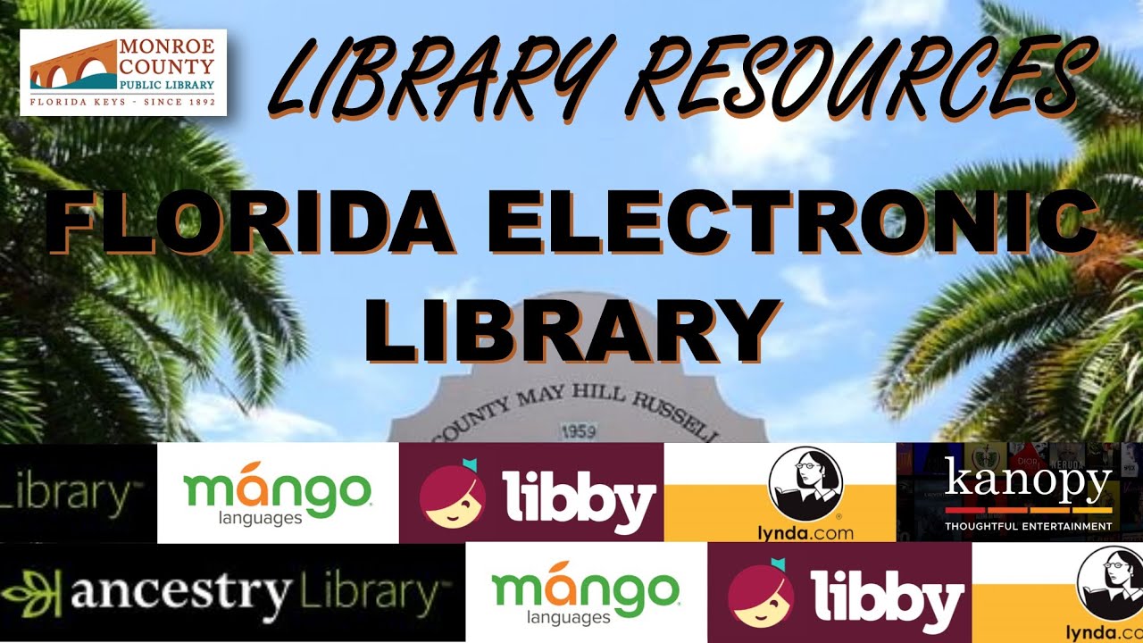 MCPL Florida Electronic Library - YouTube