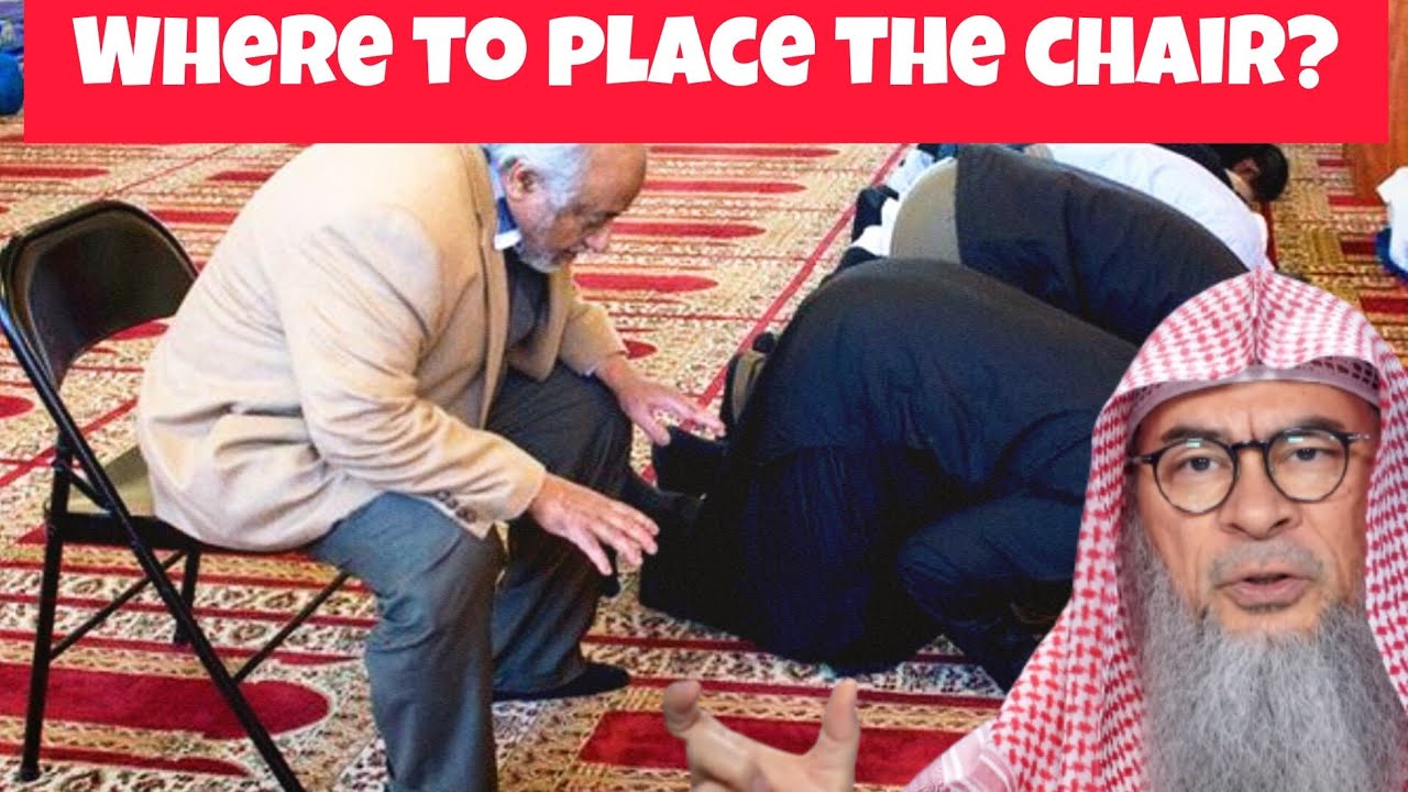 Where to place chair in the row when praying in congregation in masjid ...