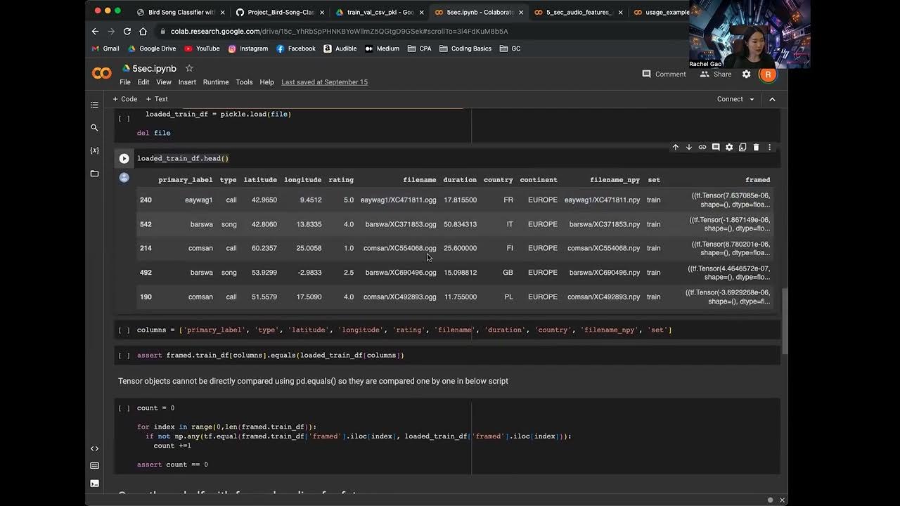 6. Model Preparation Part 2 - Bird Song Classifier with Machine Learning - YouTube