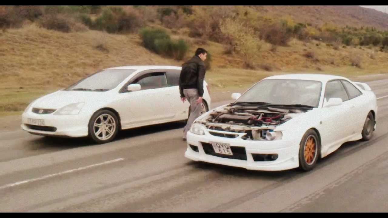 toyota levin vs civic type r - YouTube