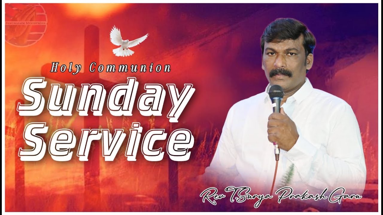 🛑🅻︎🅸︎🆅︎🅴︎ || NJM Church || Holy Communion Sunday Service || Rev'T.Surya ...