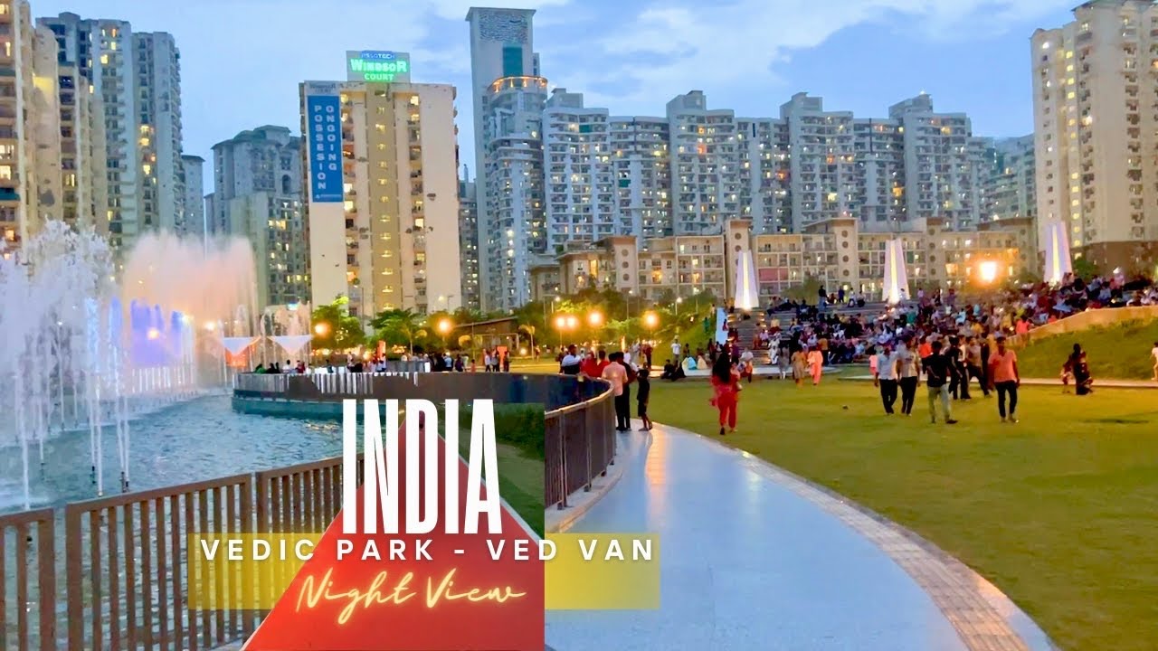 India’s First Vedic Park – Ved Van Stunning Evening and Night View ...