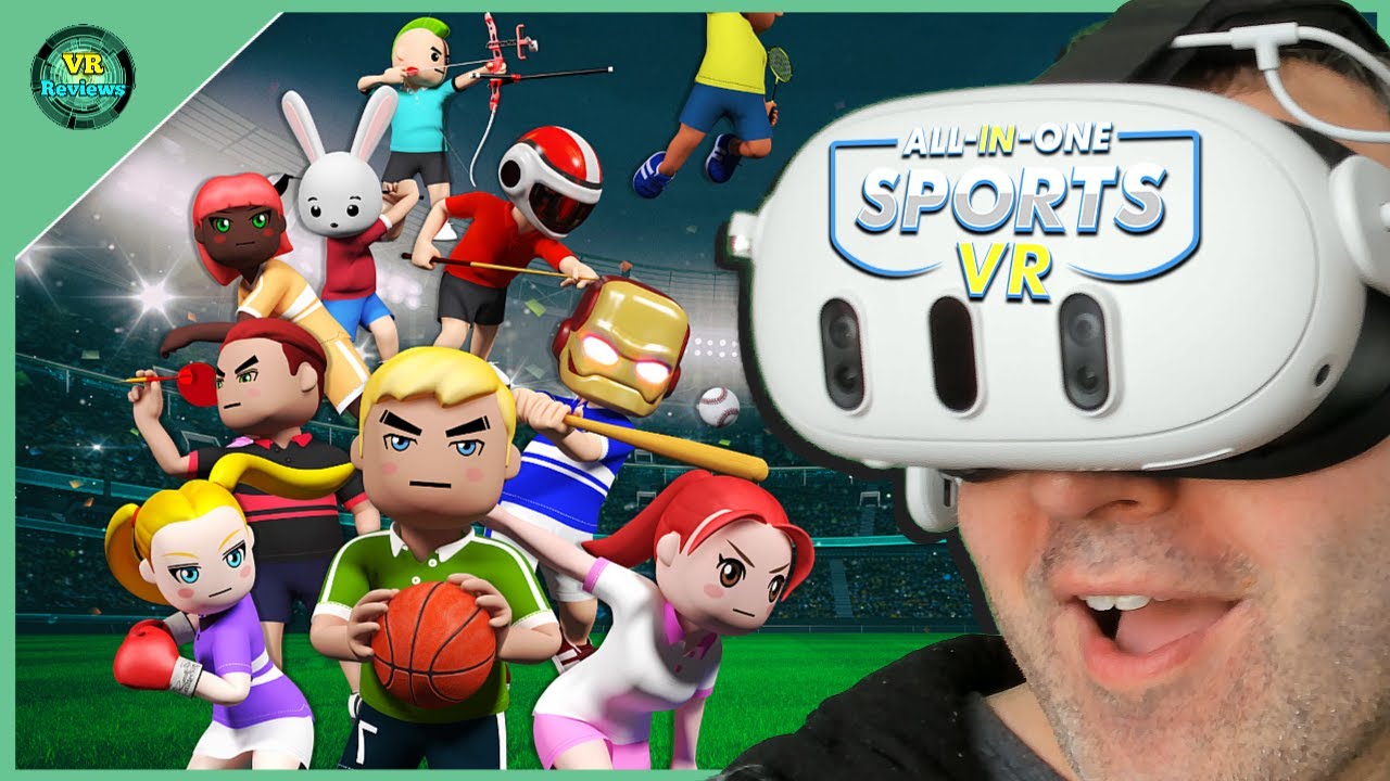 Wii Sports in VR (kind of)! All In One Sports for Meta Quest 3 - Review ...
