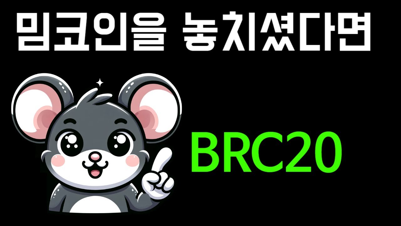 FLOKI만큼 기대되지만 아직 움직이지 않은 BRC20토큰 (RATS 외) - YouTube