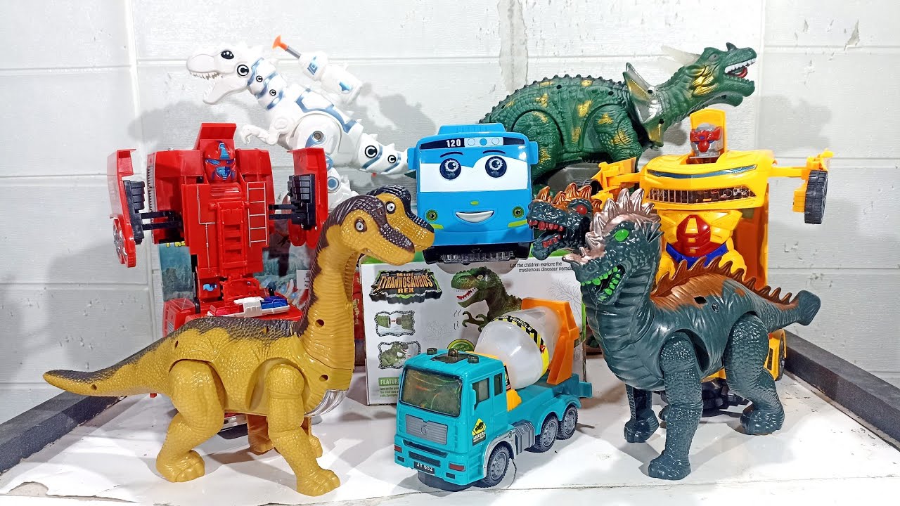 Review Mainan, Dinosaurus, T rex, Brontosaurus, Robot Transformers ...